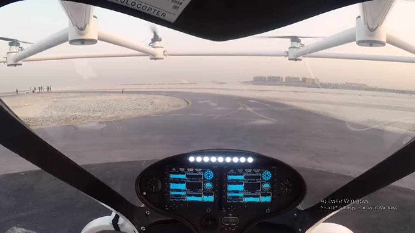 Volocopter performs first ever urban air taxi test | Aerospace Testing ...