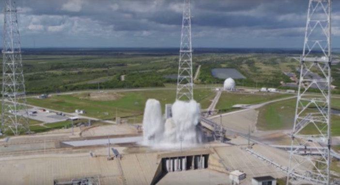 Watch NASA testing its launch pad water deluge system | Aerospace ...